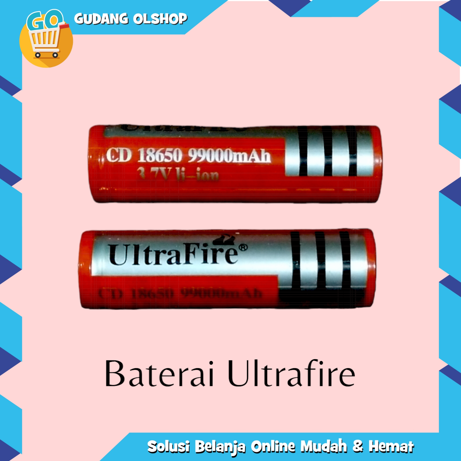Batu Baterai /Batere/Battrey Ultrafire 18650 4200 MAH | Lazada Indonesia