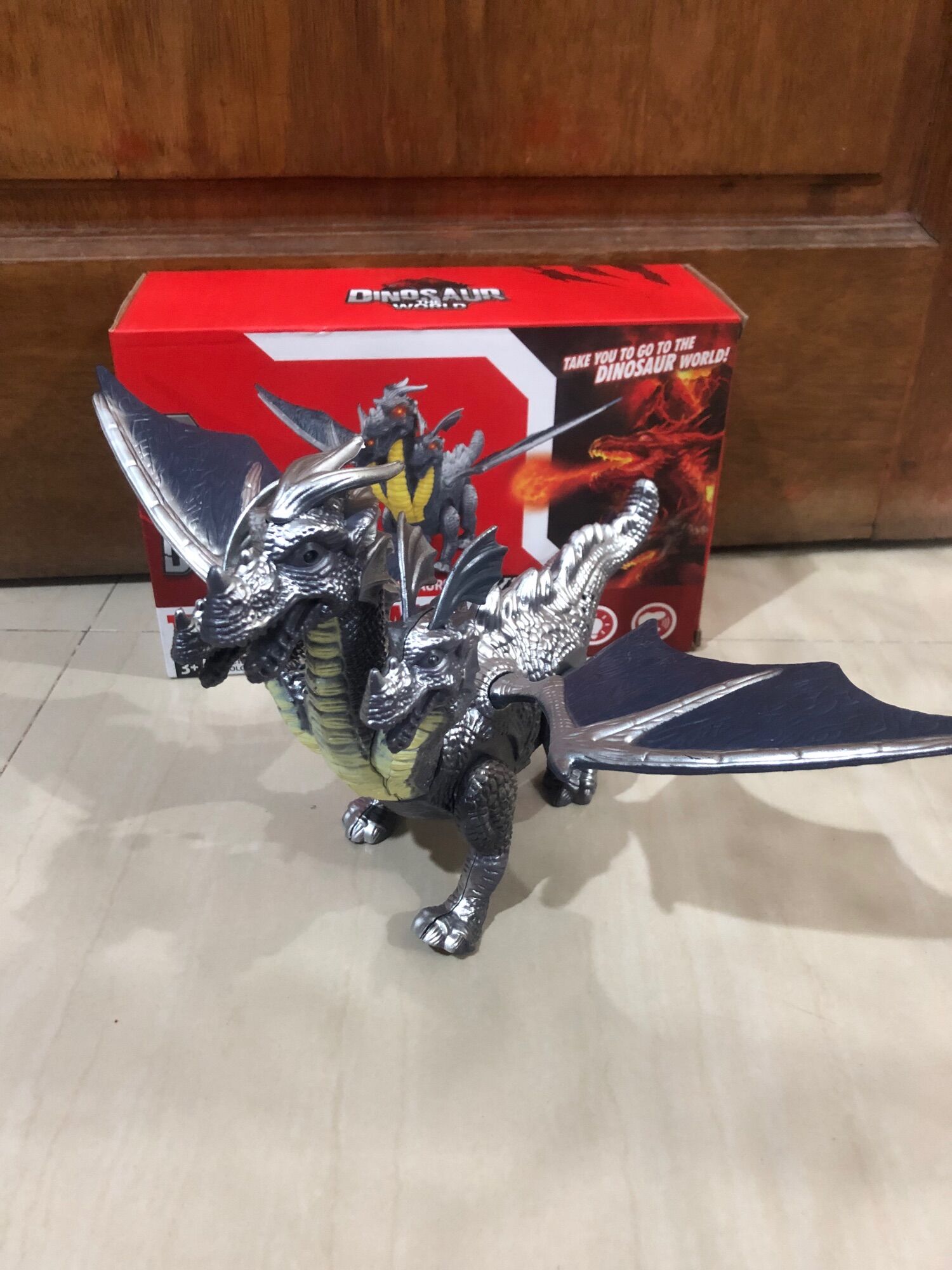 Mainan Dinosaurus naga 3kepala anak | Lazada Indonesia