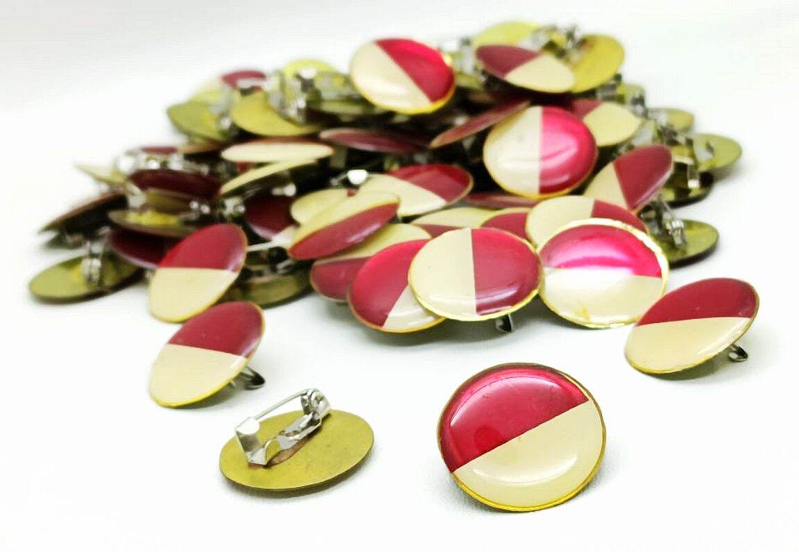 Pin Merah Putih Bulat Emblem Merah Putih Pin Seragam | Lazada Indonesia