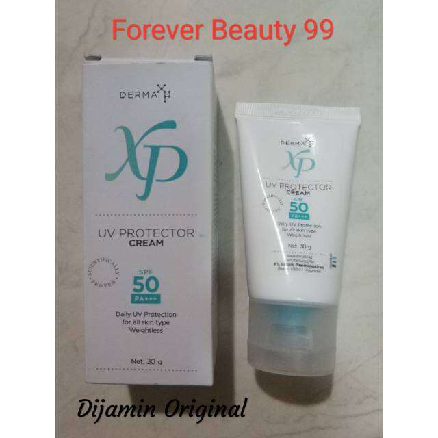 Derma XP UV Protector Cream SPF 50 - tabir surya & antioksidan 30 gr ...