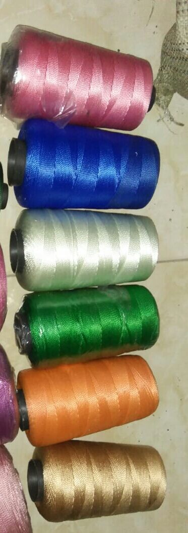 Benang jahit nylon D3 (nilon) PP warna warni berat 0.5 kg | Lazada ...