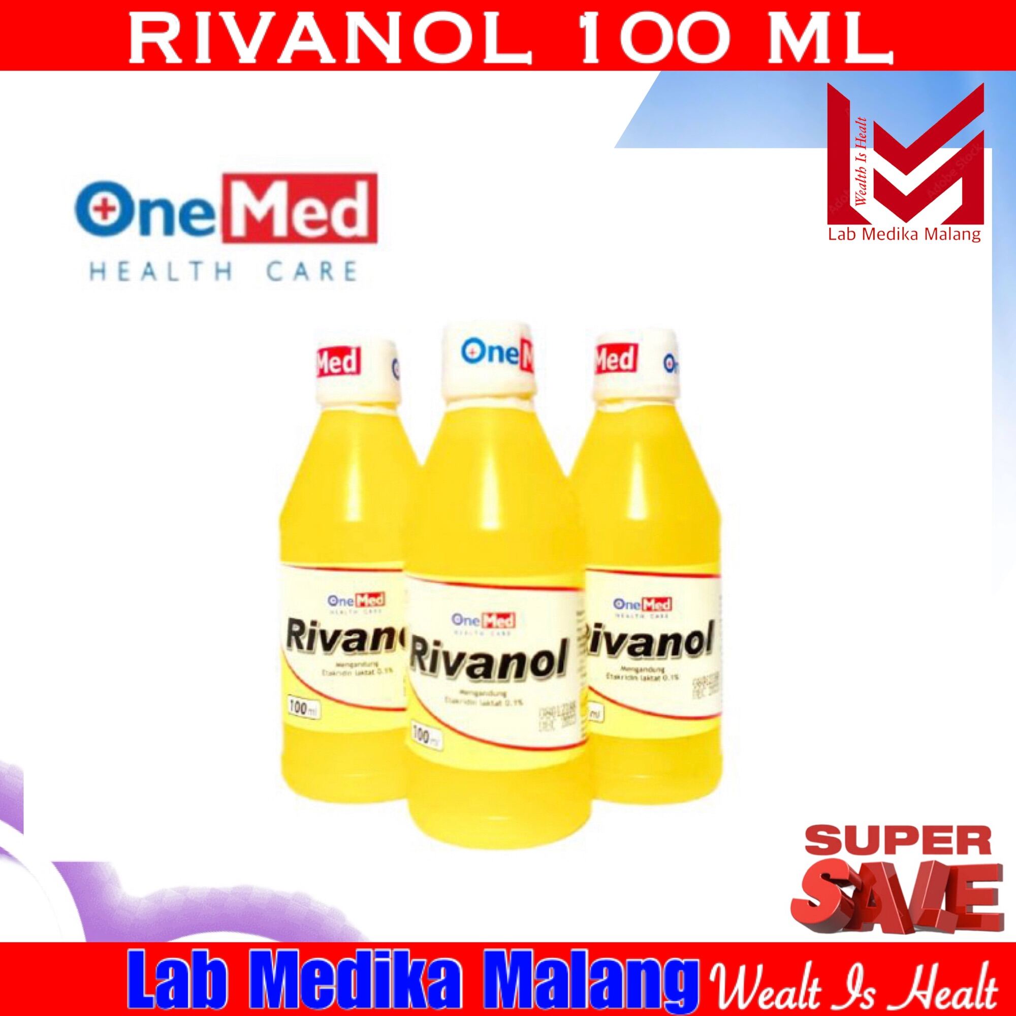 RIVANOL 100 ML ONEMED | Lazada Indonesia