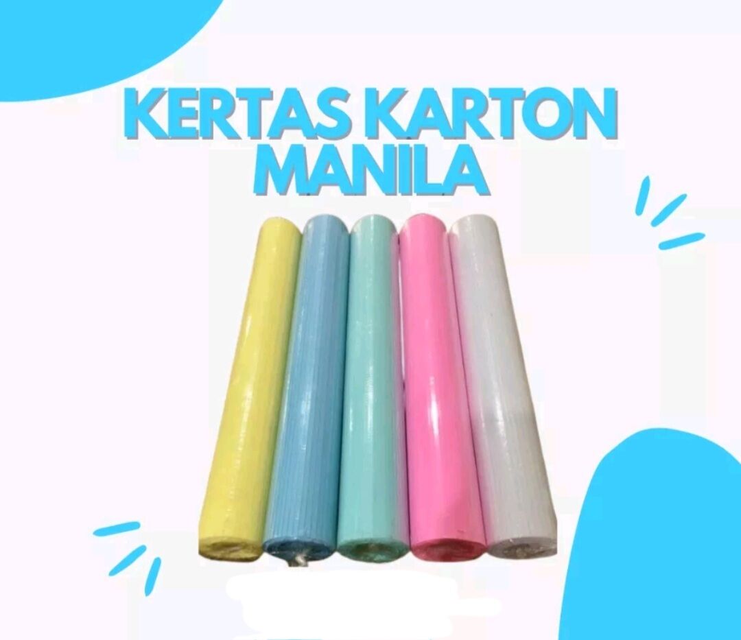 Kertas Karton Manila Isi 10Lembar Karton Manila Alst Tulis Sekolah ...