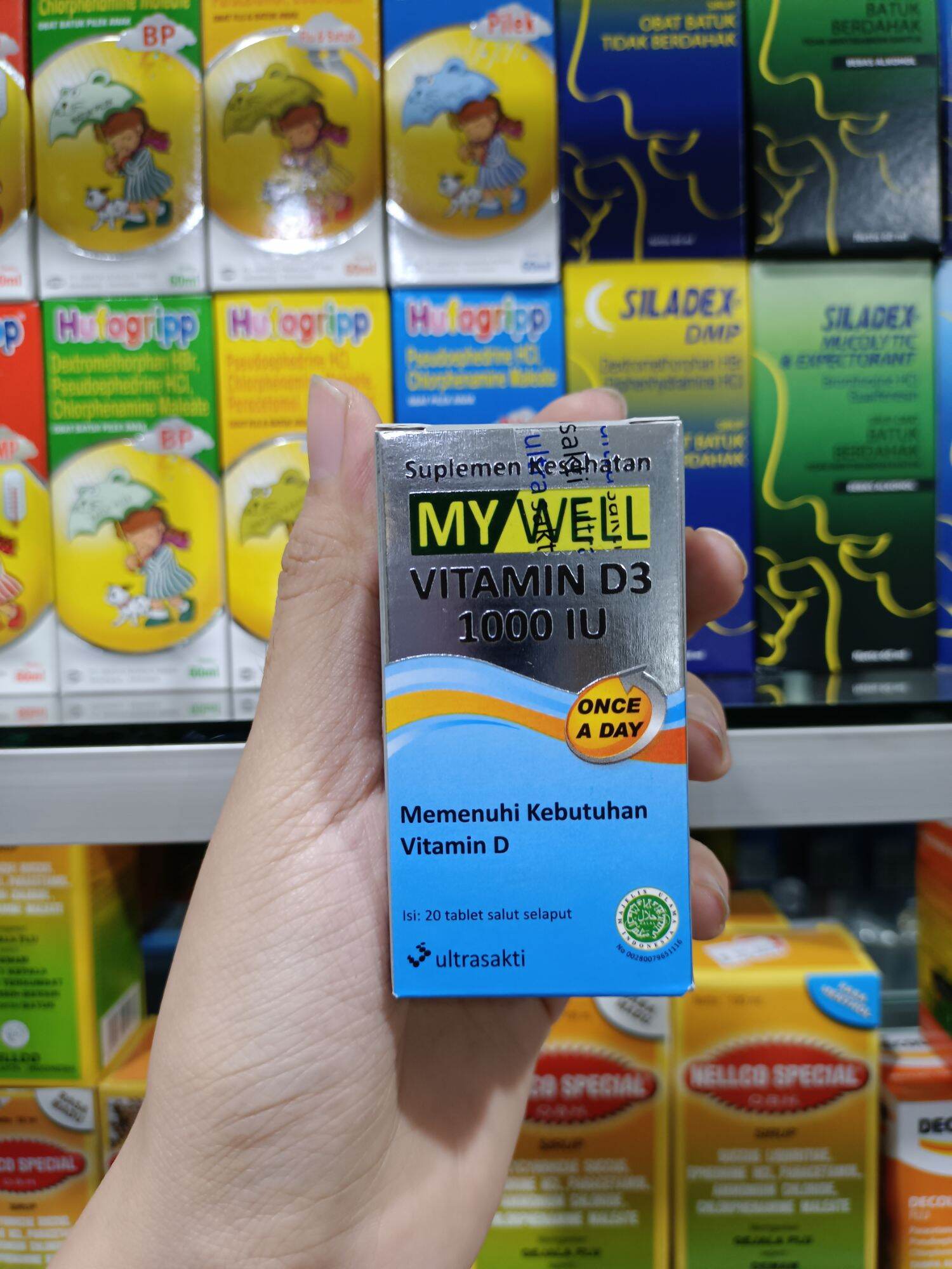 MY WELL VITAMIN D3 1000iu 20 TABLET | Lazada Indonesia