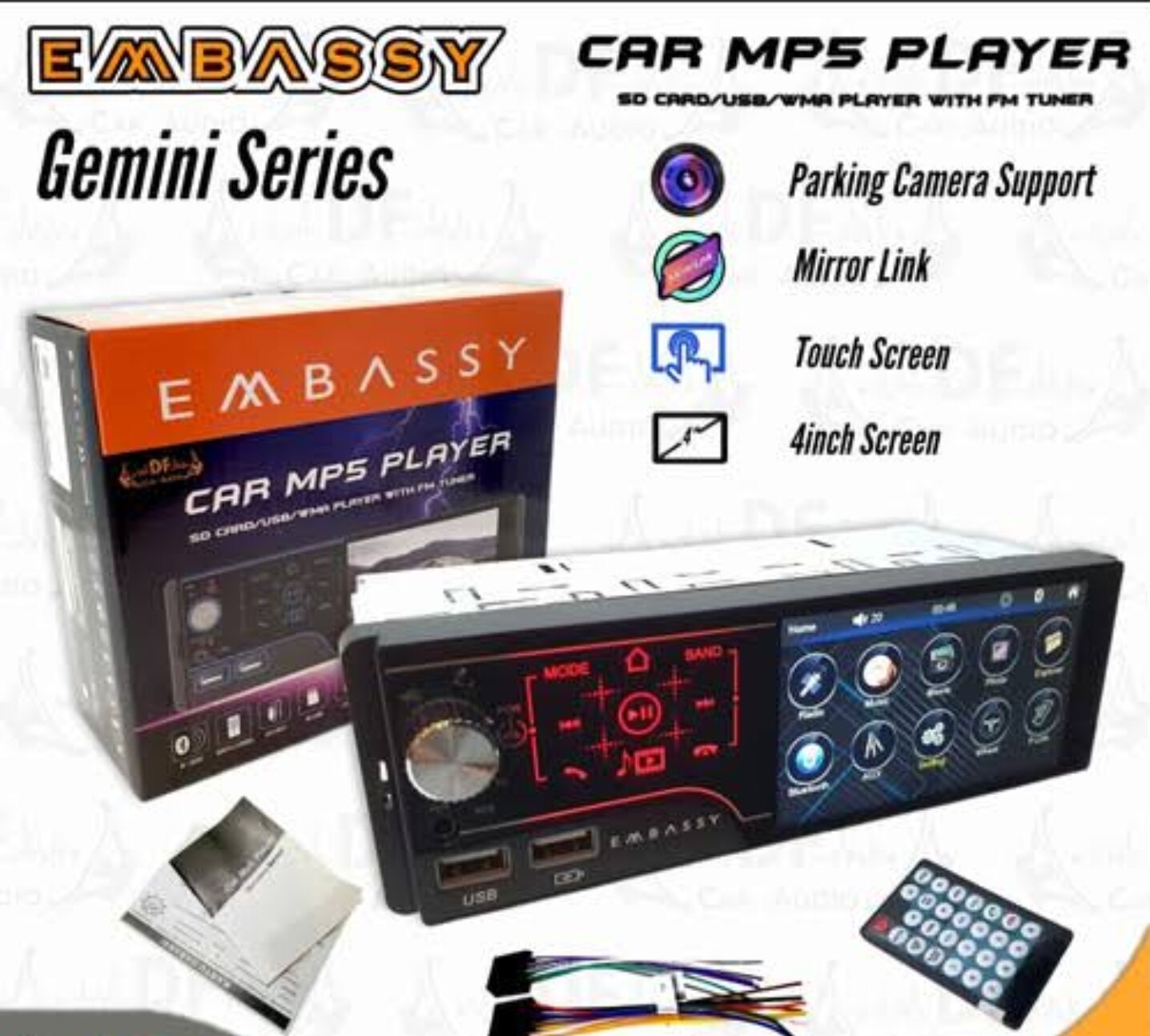SingleDin Mp5 Usb BT Embassy, Layar 4inch | Lazada Indonesia