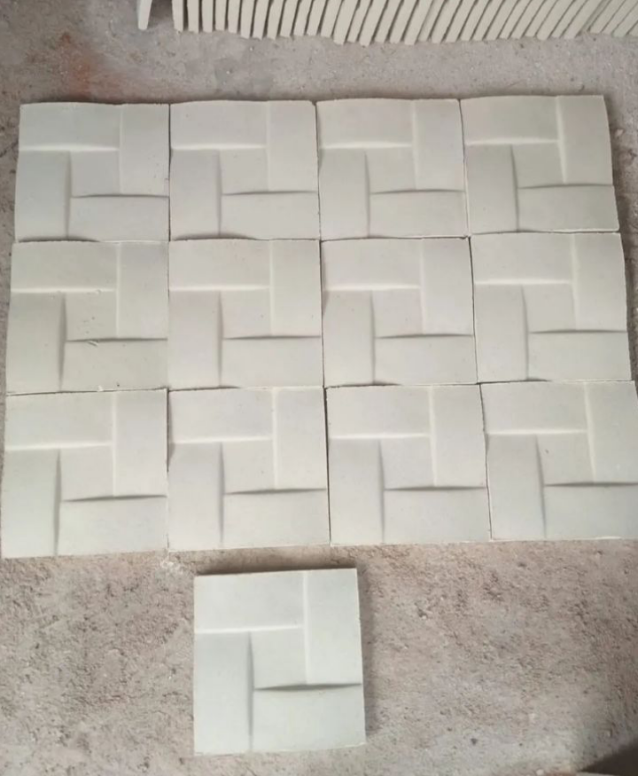 Bata tempel beton,mozaik dinding,bata hias,wall panel beton 3d | Lazada ...
