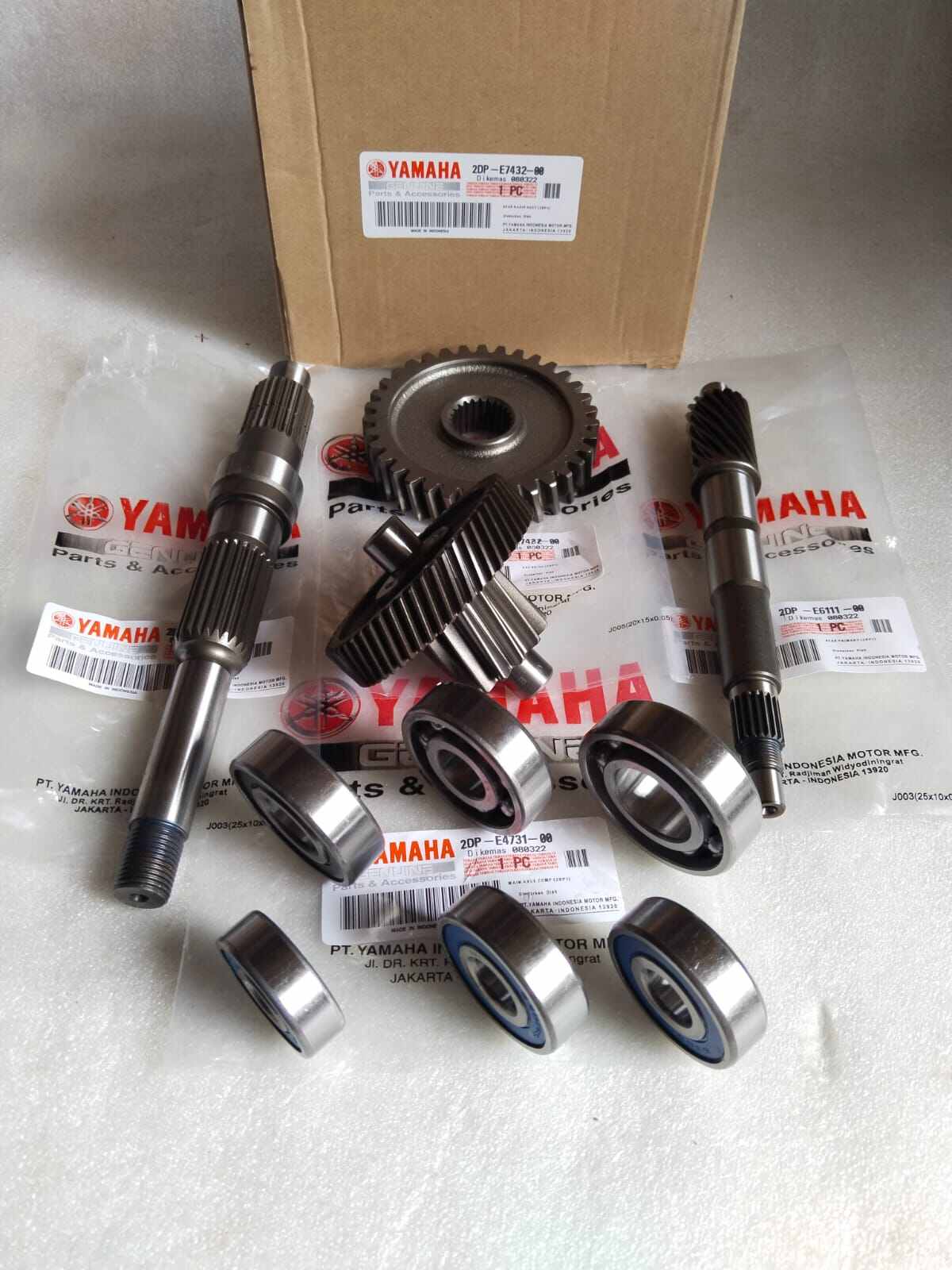 GIGI RASIO SET PLUS BEARING GIGI RASIO SET NMAX LAMA NMAX NEW 2DP ...