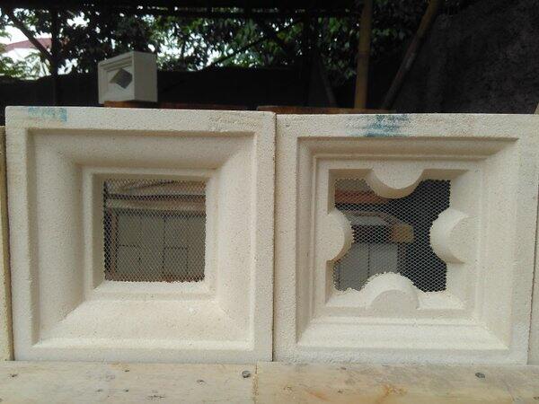 Roster ram nyamuk/roster beton kawat nyamuk /hiasan dinding modern ...