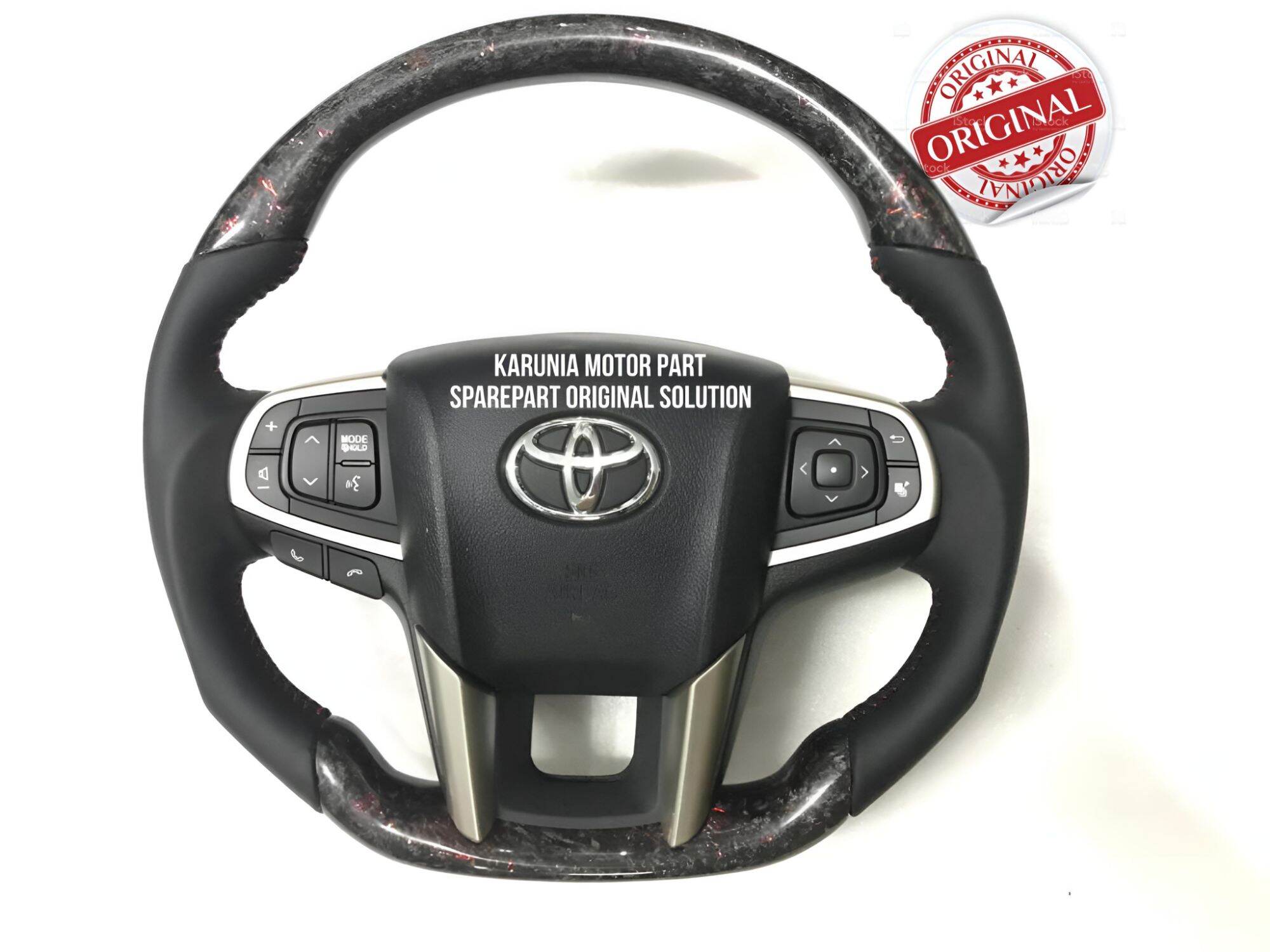 Stir Lingkaran Steer Ster Toyota Innova Reborn Carbon Forged Original ...