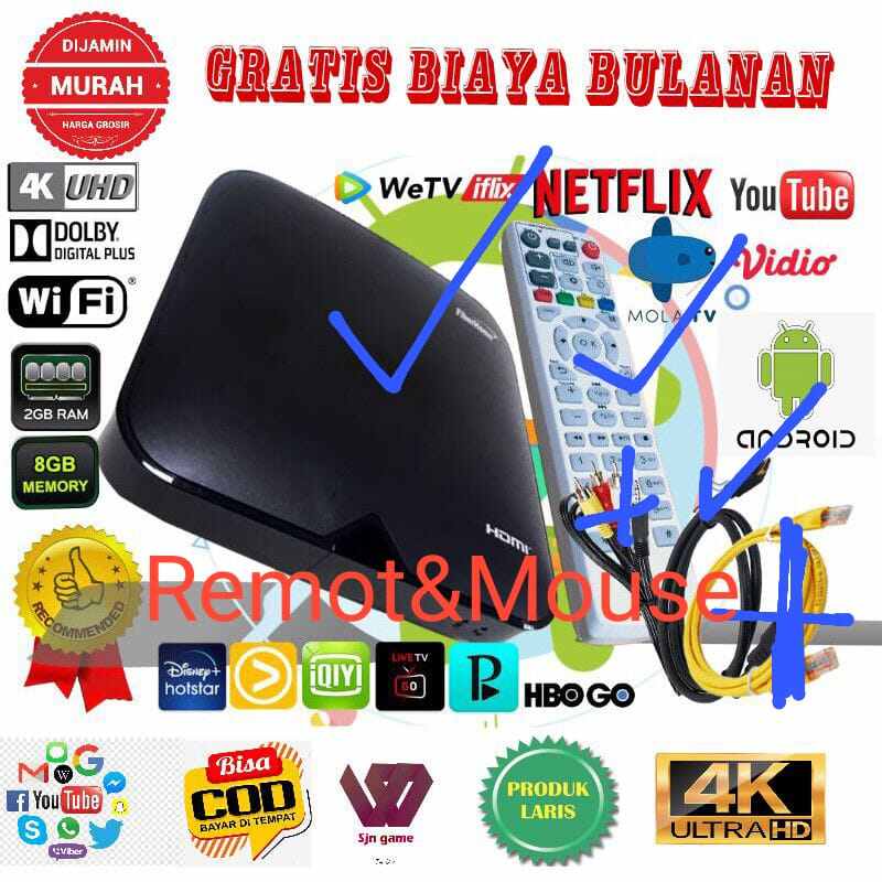 Android tv box hg680-p full unlock full root | Lazada Indonesia