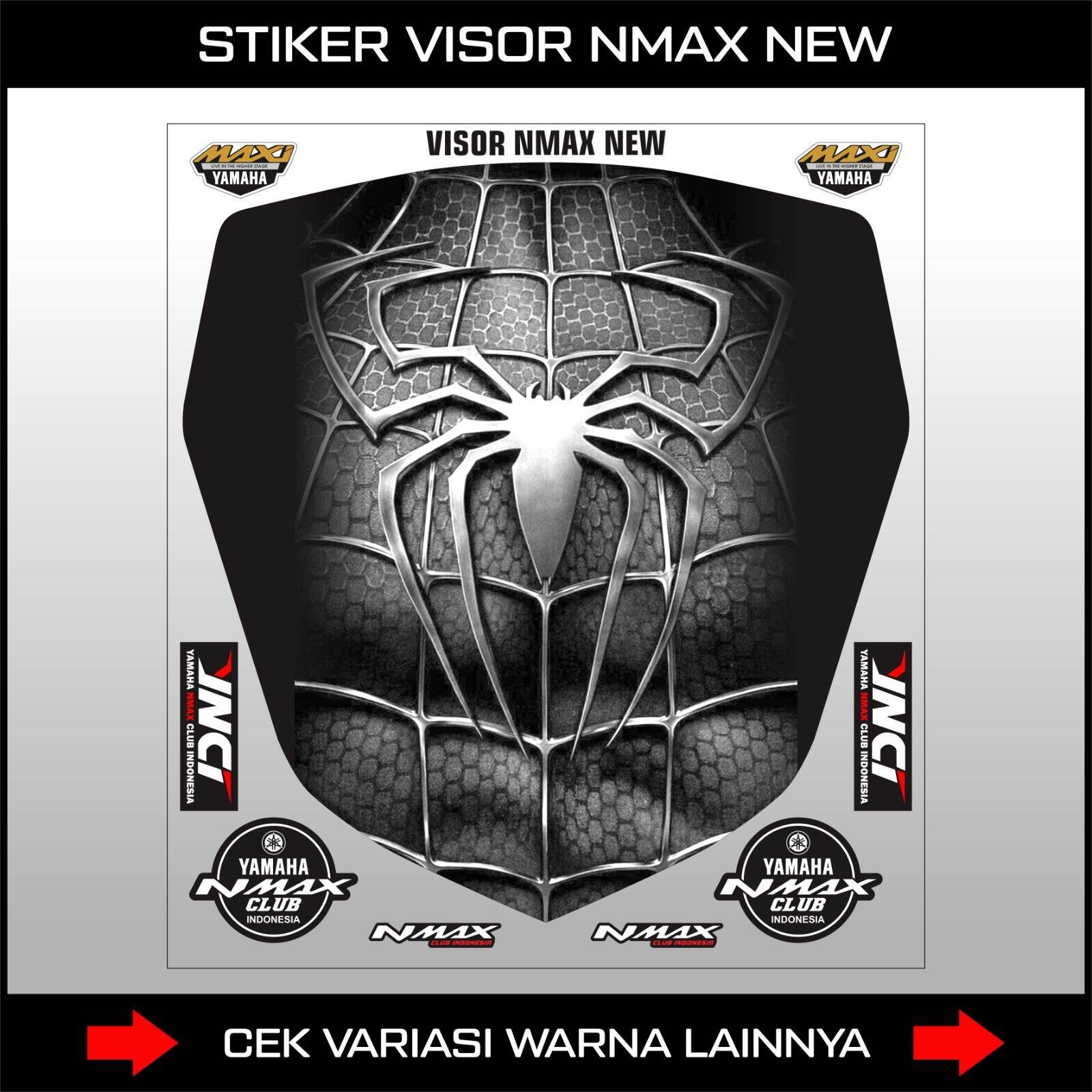 STRIPING VISOR NMAX NEW / STIKER VISOR YAMAHA NMAX 155 NEW / STICKER ...