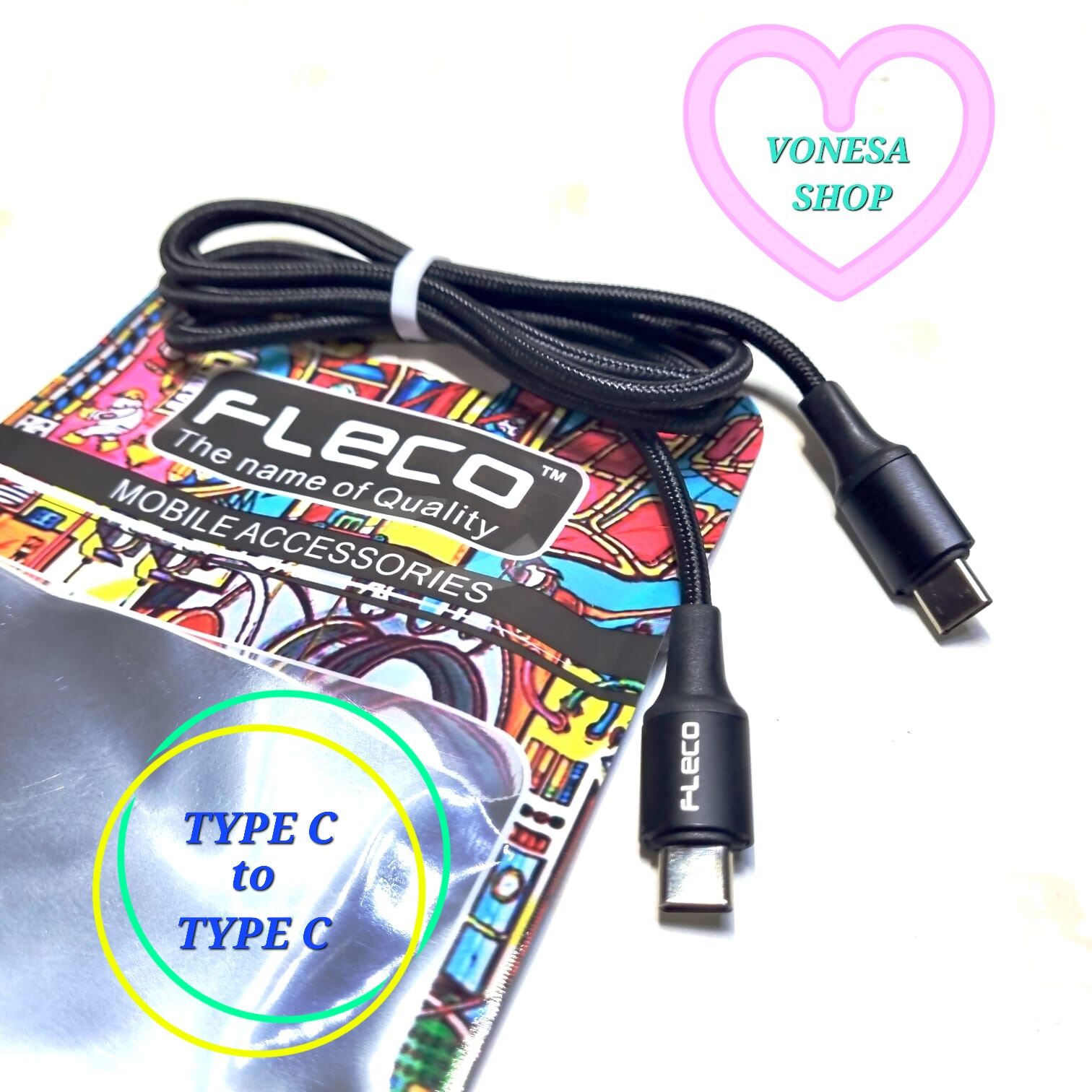 Kabel data type c dari tipe c ke tipe c untuk transfer data ke laptop ...