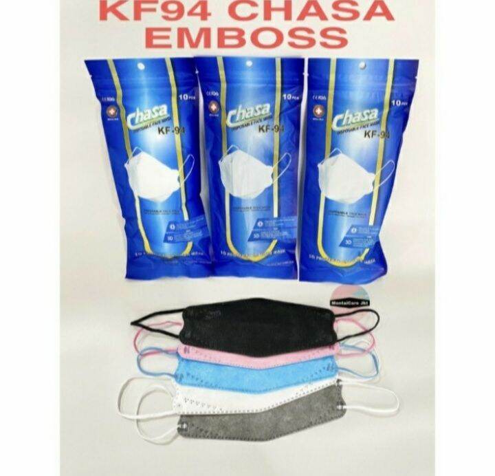 Masker Kf94 Chasa 4 Ply 1 Pack isi 10 pcs | Lazada Indonesia
