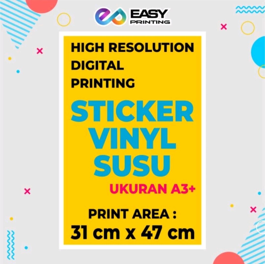 Cetak Stiker Vinyl Susu | Lazada Indonesia