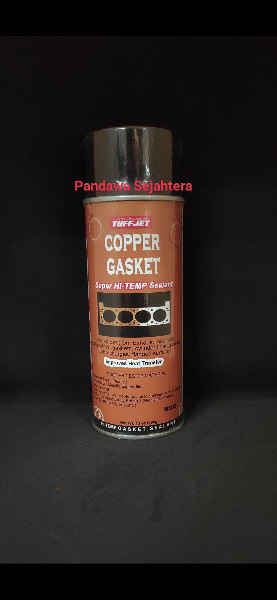Tuff Jet Copper Gasket Spray Super Hi Temp Sealant | Lazada Indonesia