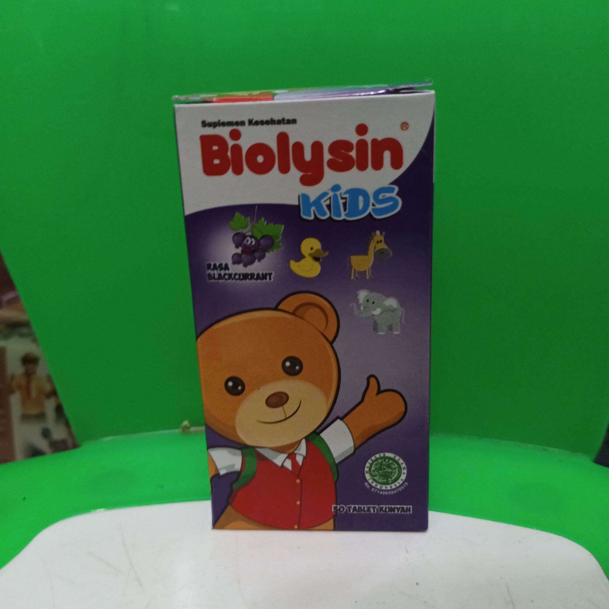 Biolisin kids permen multivitamin anak rasa buah isi 30 tablet kunyah ...
