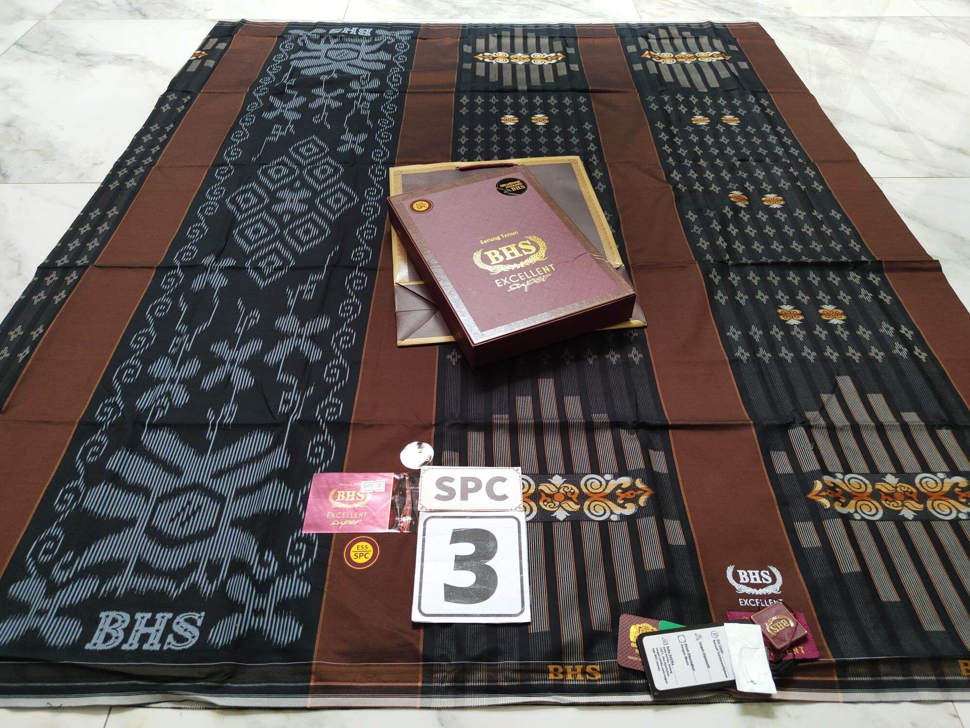 Sarung BHS Excellent SPC Golld lengkap box dan aksesoris dan Infinity ...