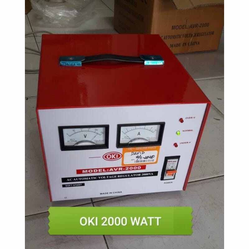 Stabilizer OKI 2000 watt / Stavol OKI 2000 watt ORIGINAL OKI | Lazada ...