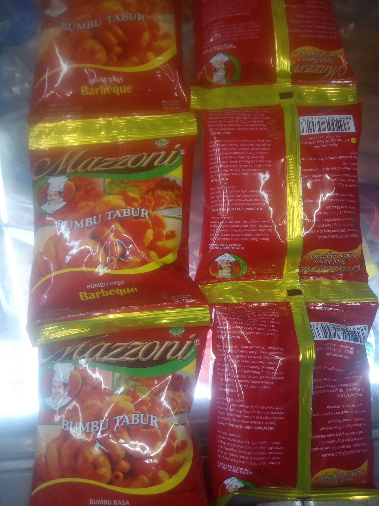 bumbu tabur mazzoni rasa barbeque 100 gr | Lazada Indonesia