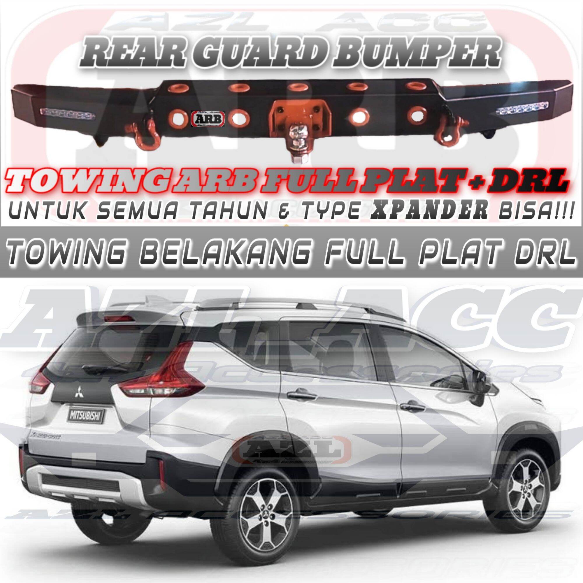 TOWING BELAKANG FULL PLAT BAJA MODEL OFFROAD LED DRL MITSUBISHI XPANDER ...