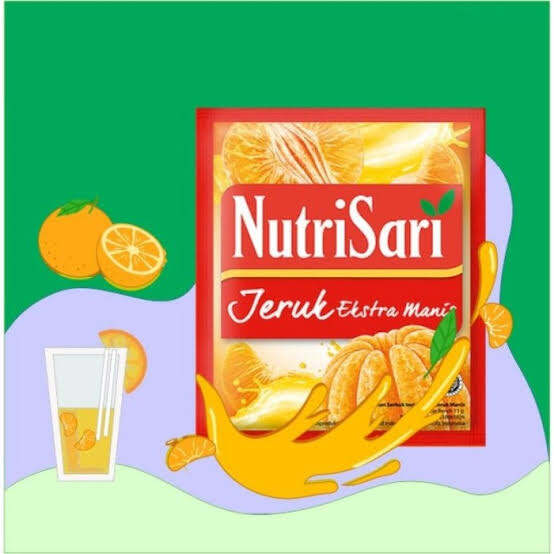 Nutrisari Rasa Jeruk manis 1 renceng isi 10 sachet | Lazada Indonesia
