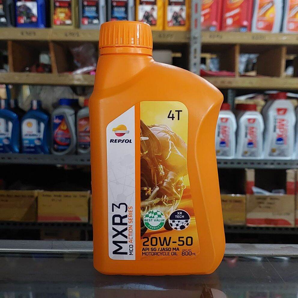 Oli Repsol Moto Super SAE 20W-50 800Ml | Lazada Indonesia