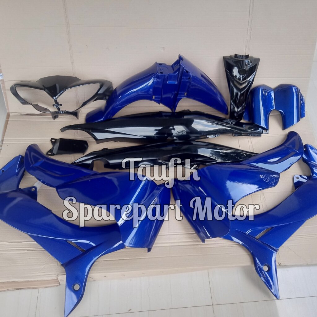 COVER FULL BODY HALUS YAMAHA JUPITER Z NEW BURHAN WARNA BIRU | Lazada ...