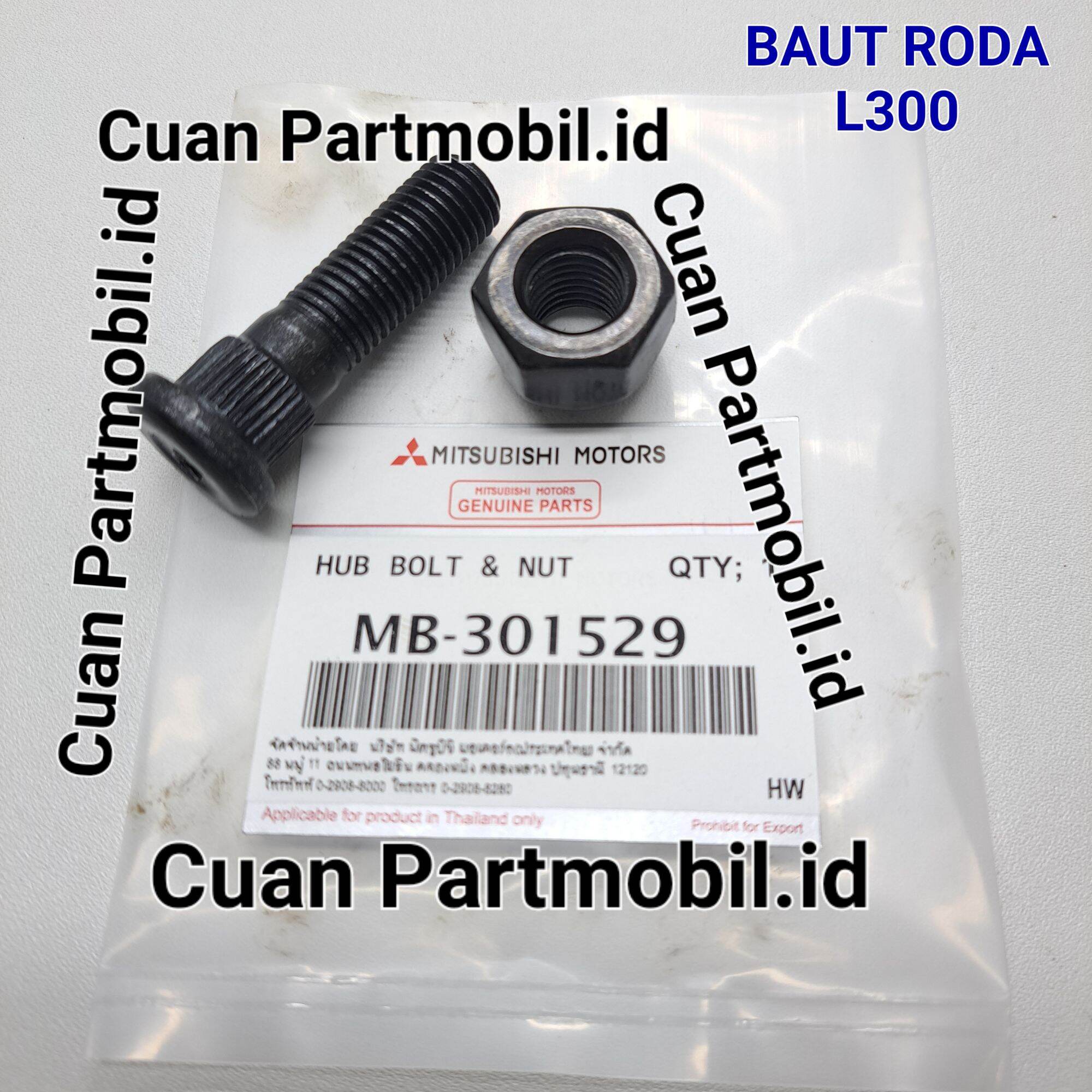 HUB BOLT BAUT RODA L300 51MM HITAM | Lazada Indonesia