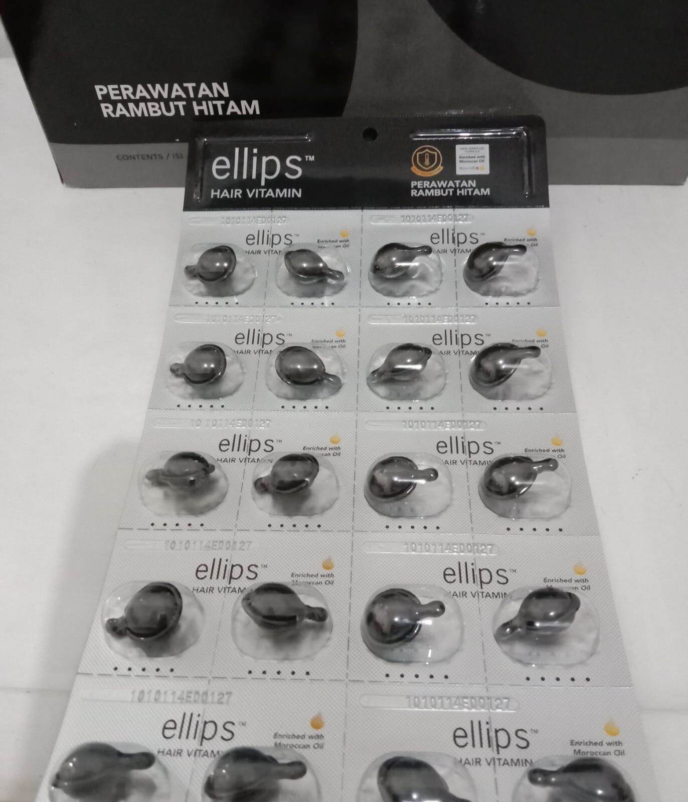 ELLIPS Hair Vitamin / Vitamin rambut ( beli 1 blister isi 20 kapsul ...