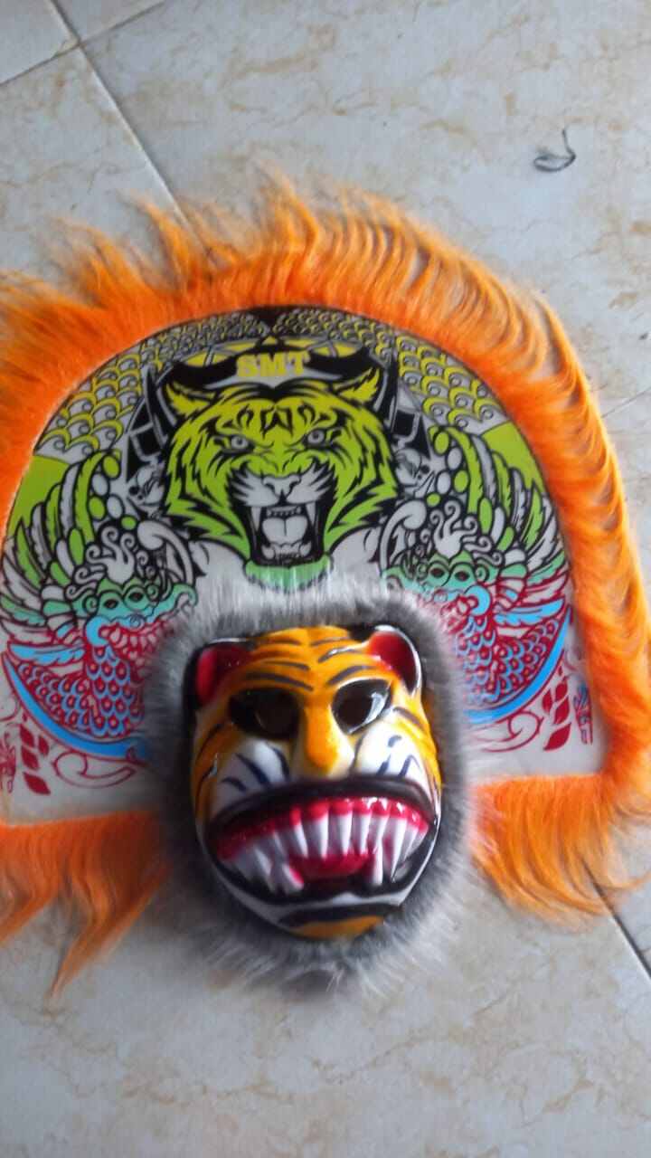 mainan anak tradisional game topeng reog Ponorogo topeng reog murah ...