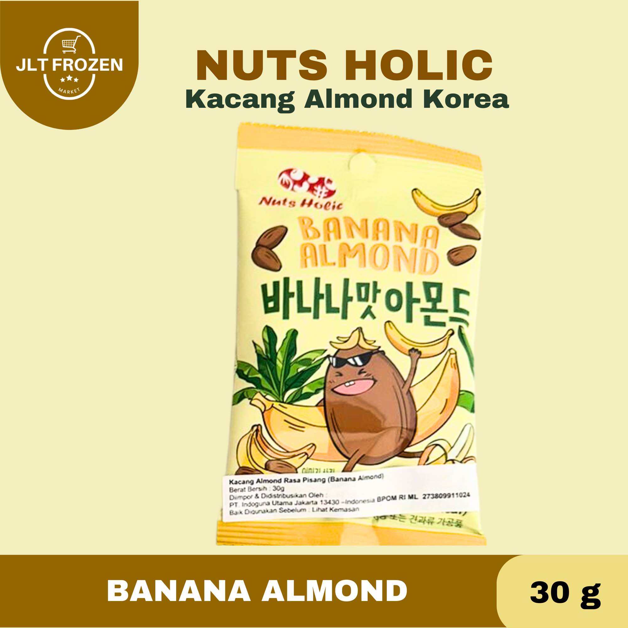Nuts Holic Korea Almond Snack / Korea Honey Butter Almond / Strawberry ...