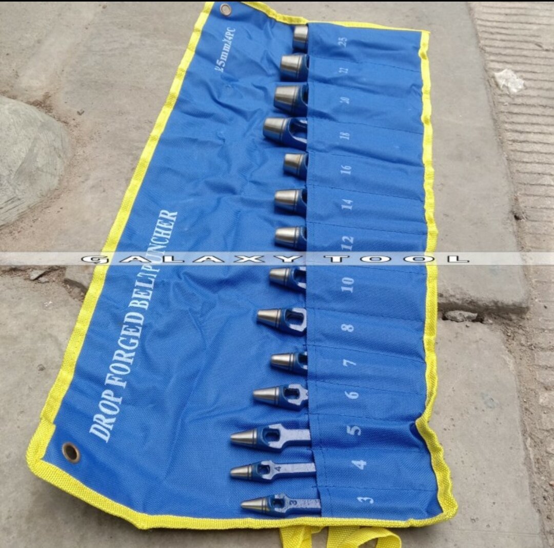 Alat Pembolong plat Set 14 PCS HOLLOW PLONG PACKING Punch Original ...