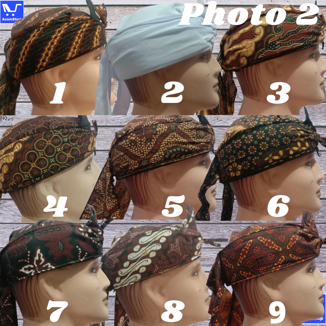 totopong Sunda Iket kepala udeng bando | Lazada Indonesia