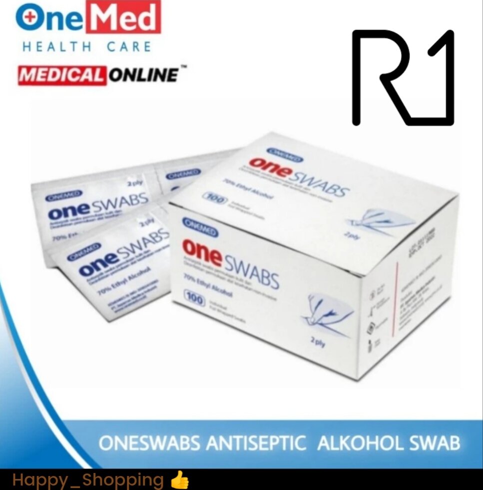 Onemed tisu tissue alkohol oneswab | alkohol swab | one swab onemed isi ...