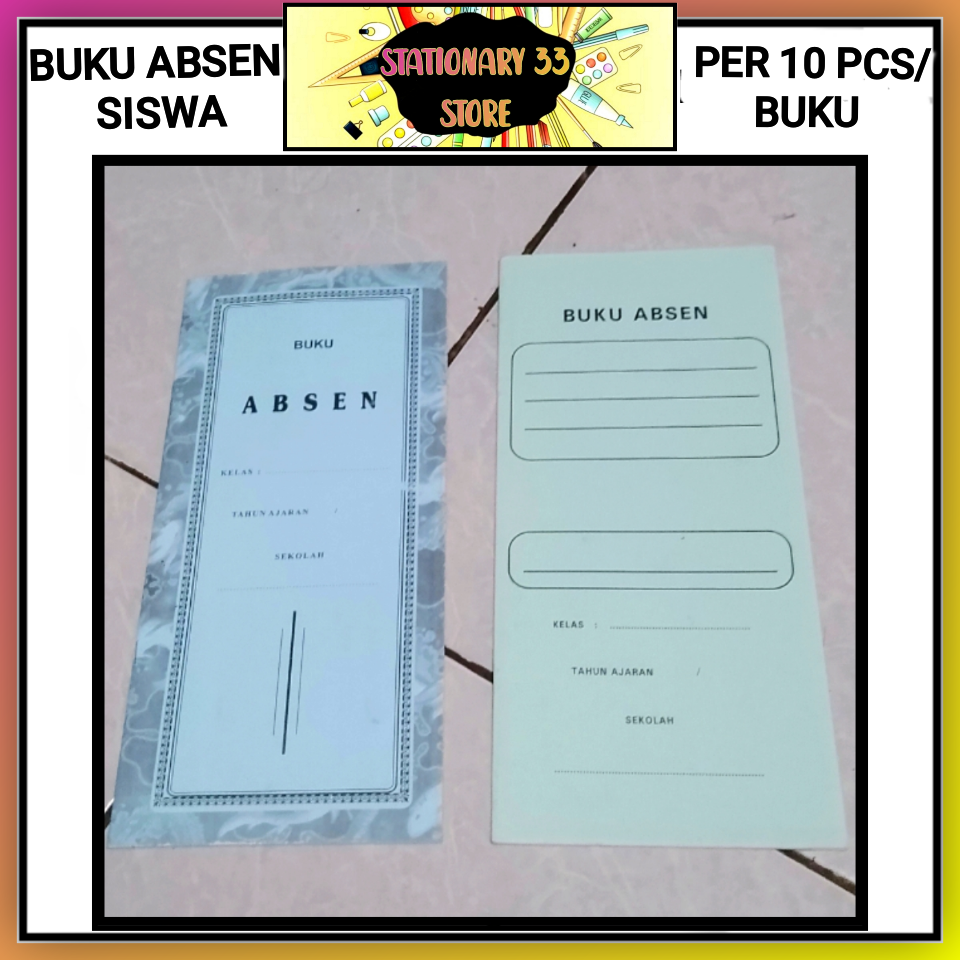 Buku Absen Siswa Per 10 Buku | Lazada Indonesia