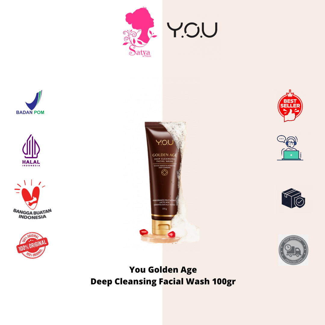 YOU Golden Age Deep Cleansing Facial Wash | Y.O.U | Lazada Indonesia