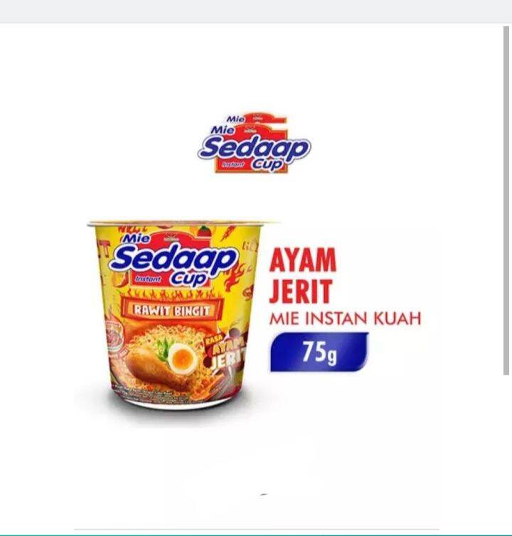 MIE SEDAP CUP RAWIT BINGIT KEMASAN. 75GR...;;;!? | Lazada Indonesia