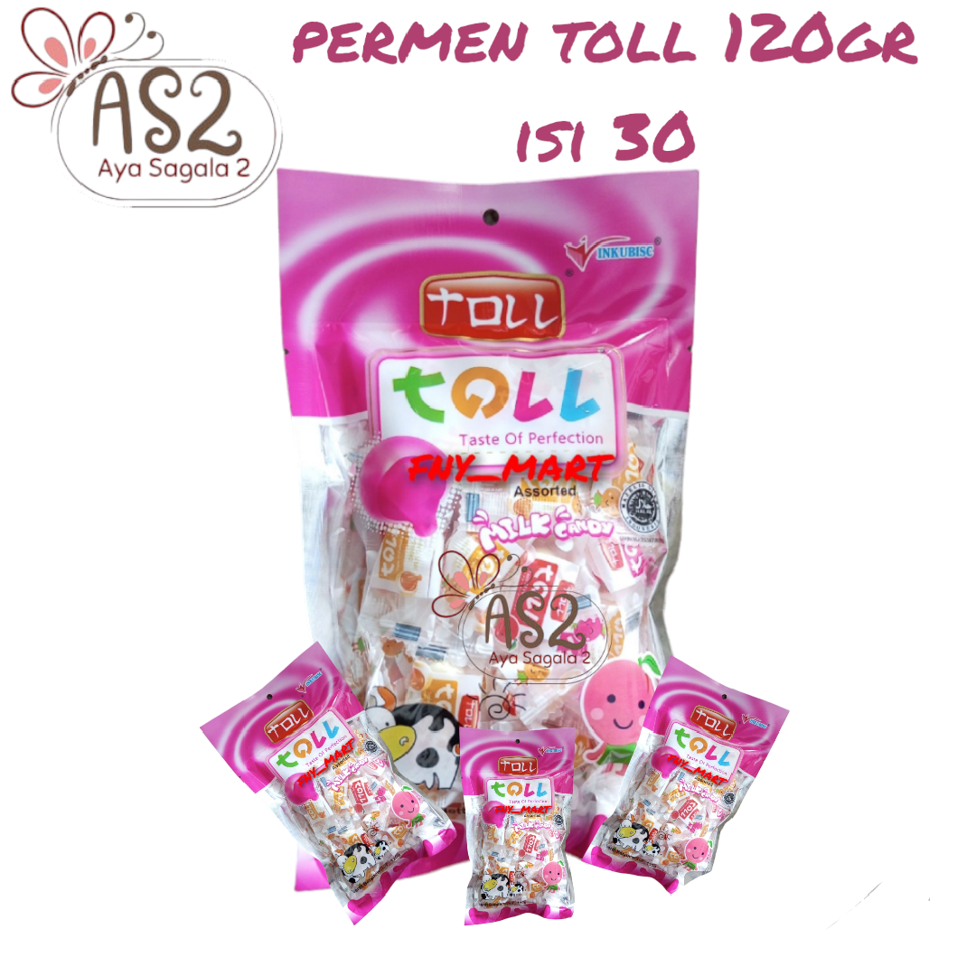 permen TOLL milk candy 120gram si 30 permen viral enak | Lazada Indonesia