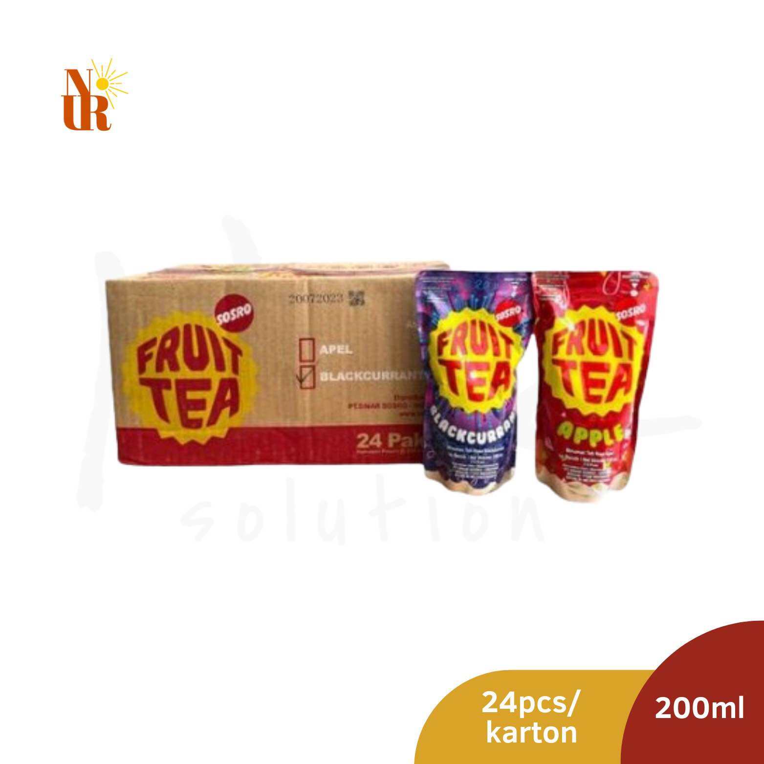 Fruit Tea Sosro Pouch 200ml x 24pcs [Karton] | Lazada Indonesia