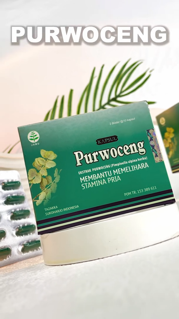 Purwoceng Blister Obat Kapsul Herbal Perkasa Kuat Dan Tahan Lama BPOM ...