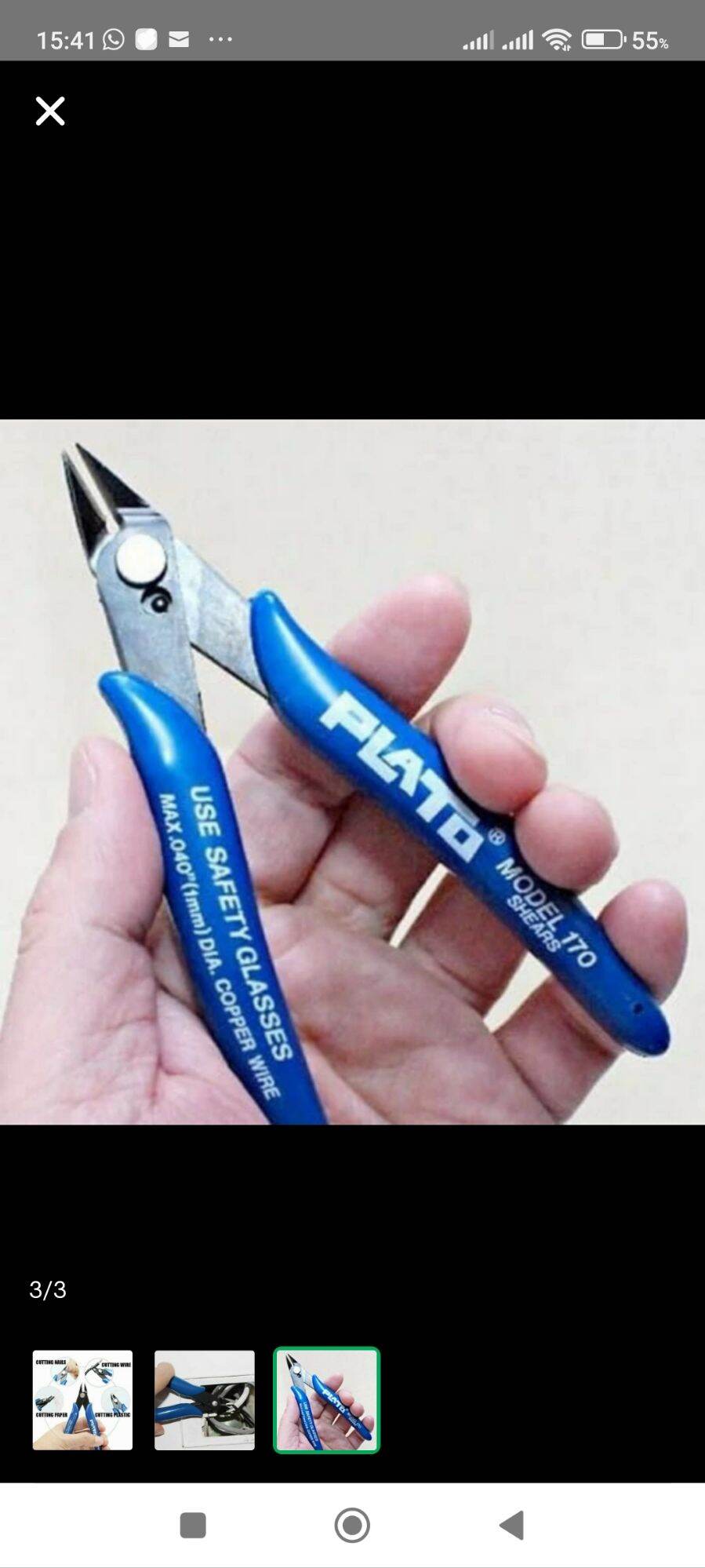 TANG POTONG KAWAT KECIL TANG PLATO WIRE CUTTER | Lazada Indonesia