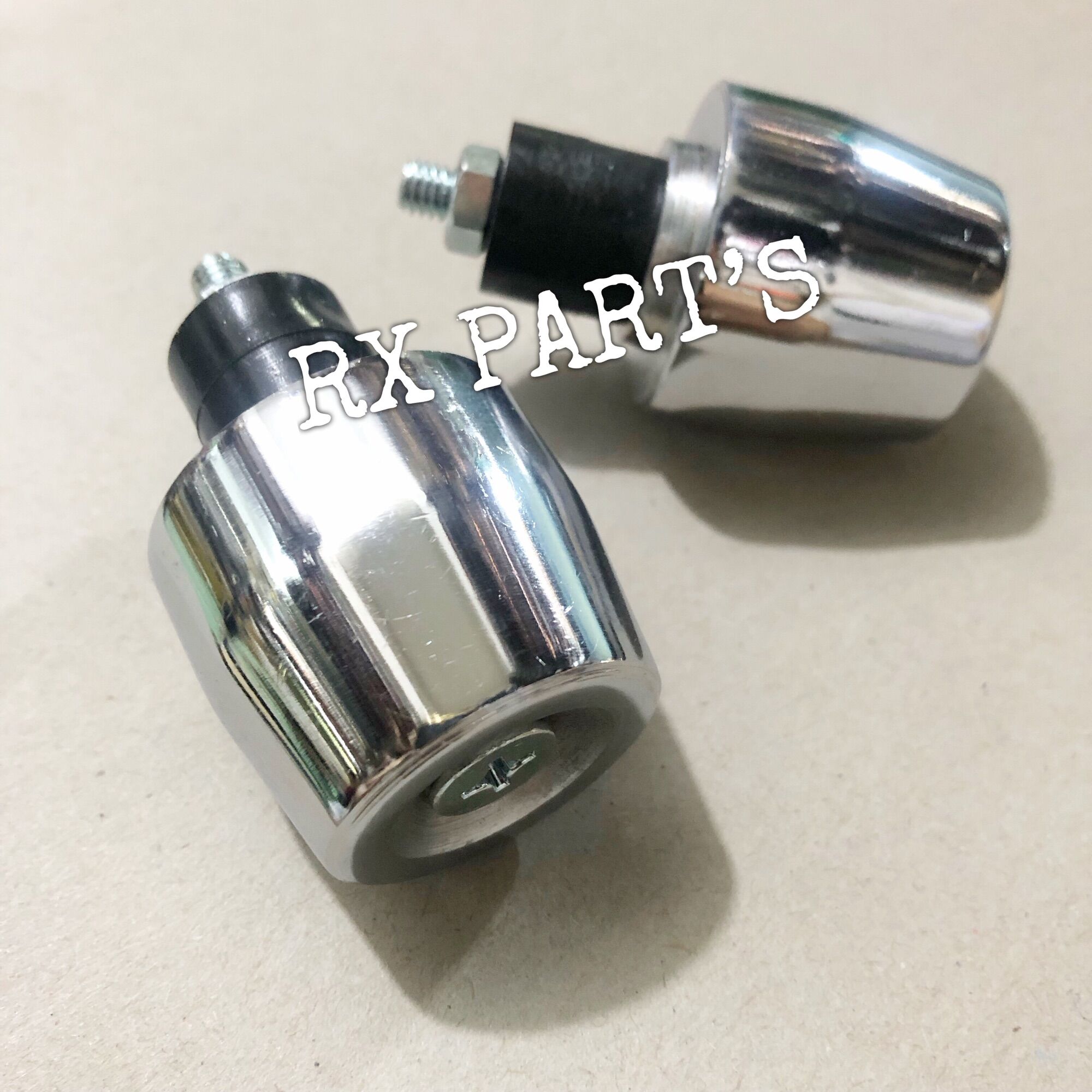 Jalu stang / bandul stang chrome full besi padat , bisa untuk semua ...