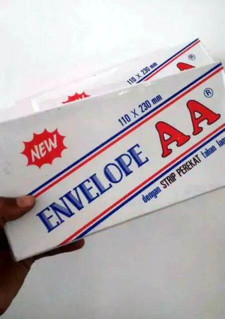 Amplop AA ORIGINAL Putih besar Panjang No.90 (110x230mm) - PER KOTAK ...