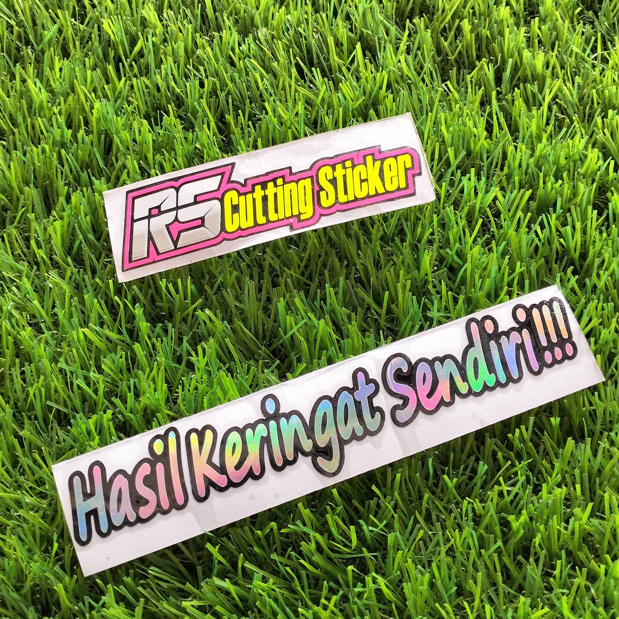 sticker hasil keringat sendiri sticker cutting | Lazada Indonesia