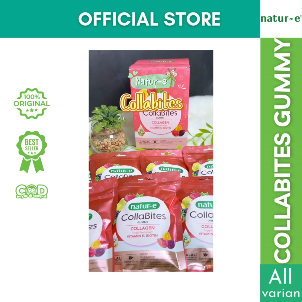 Natur-E CollaBites Gummy Collagen | Tinggi Kandungan Vitamin E Biotin ...