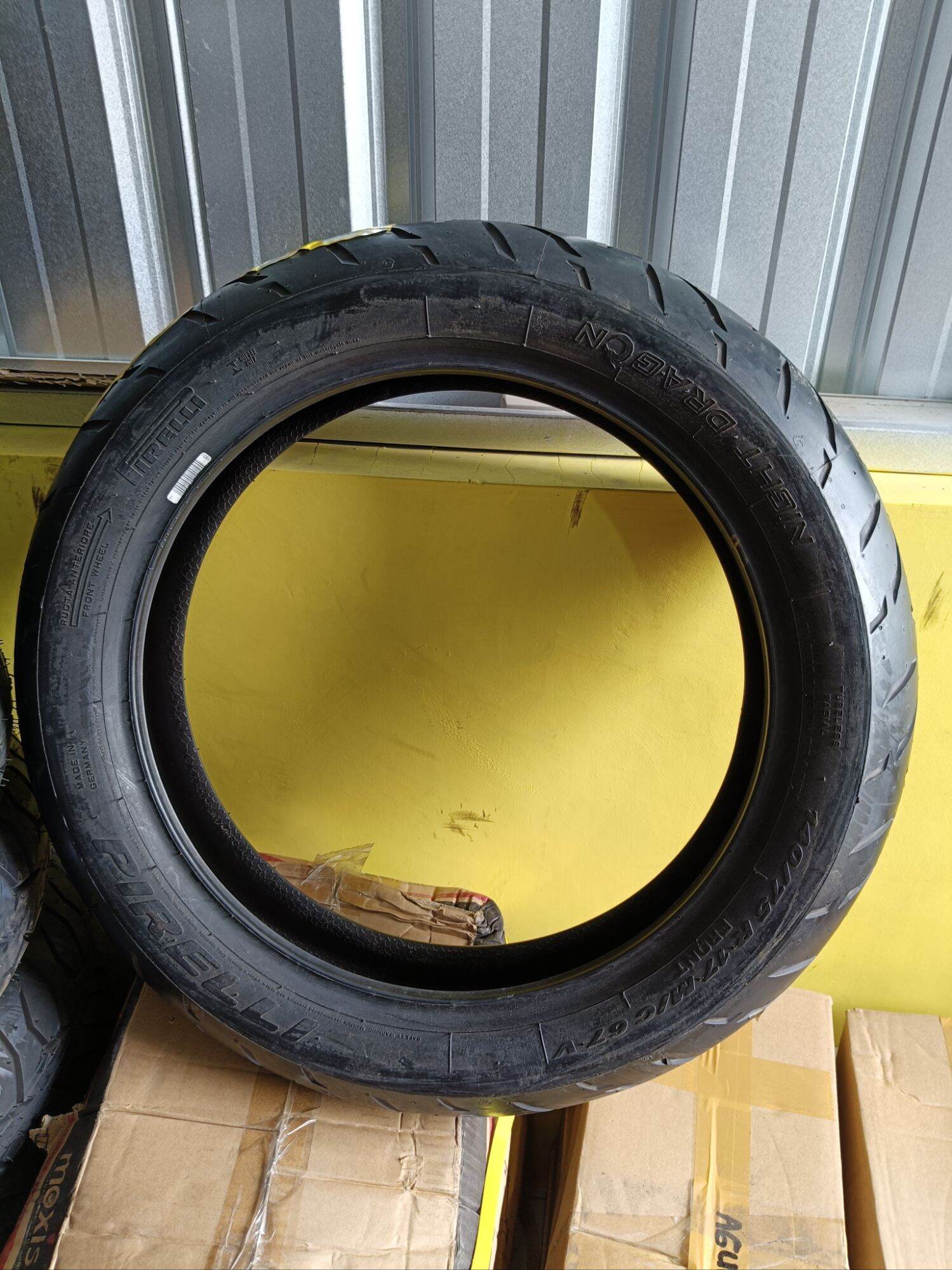 Ban ring 17 140/75 Pirelli night dragon cuci gudang tahun produksi lama ...