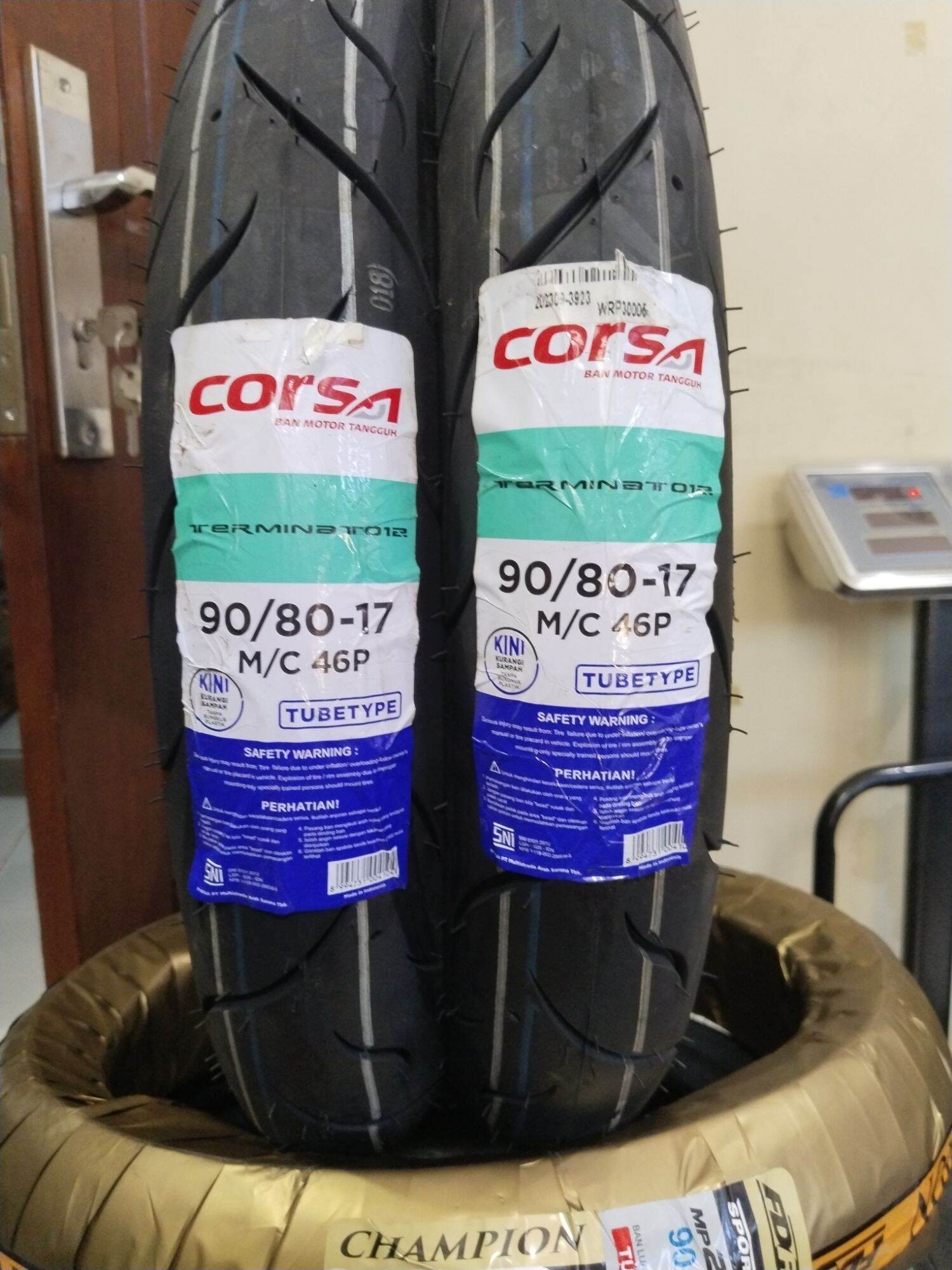 ban luar corsa terminator 90/80-17 tubetype (bukantubles) | Lazada ...