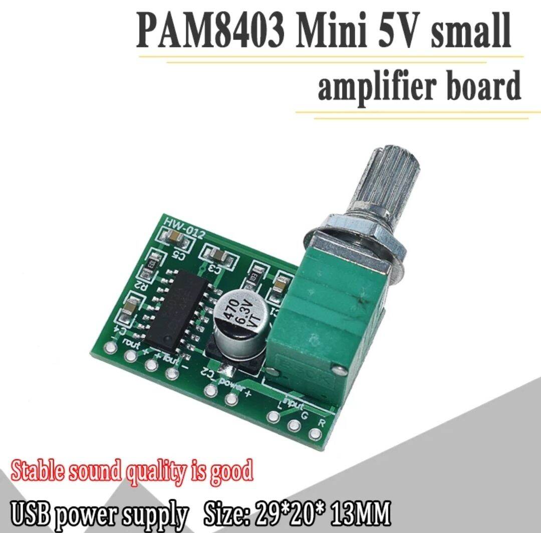 Module Mini Amplifier PAM8403 2x3W 5V | Lazada Indonesia