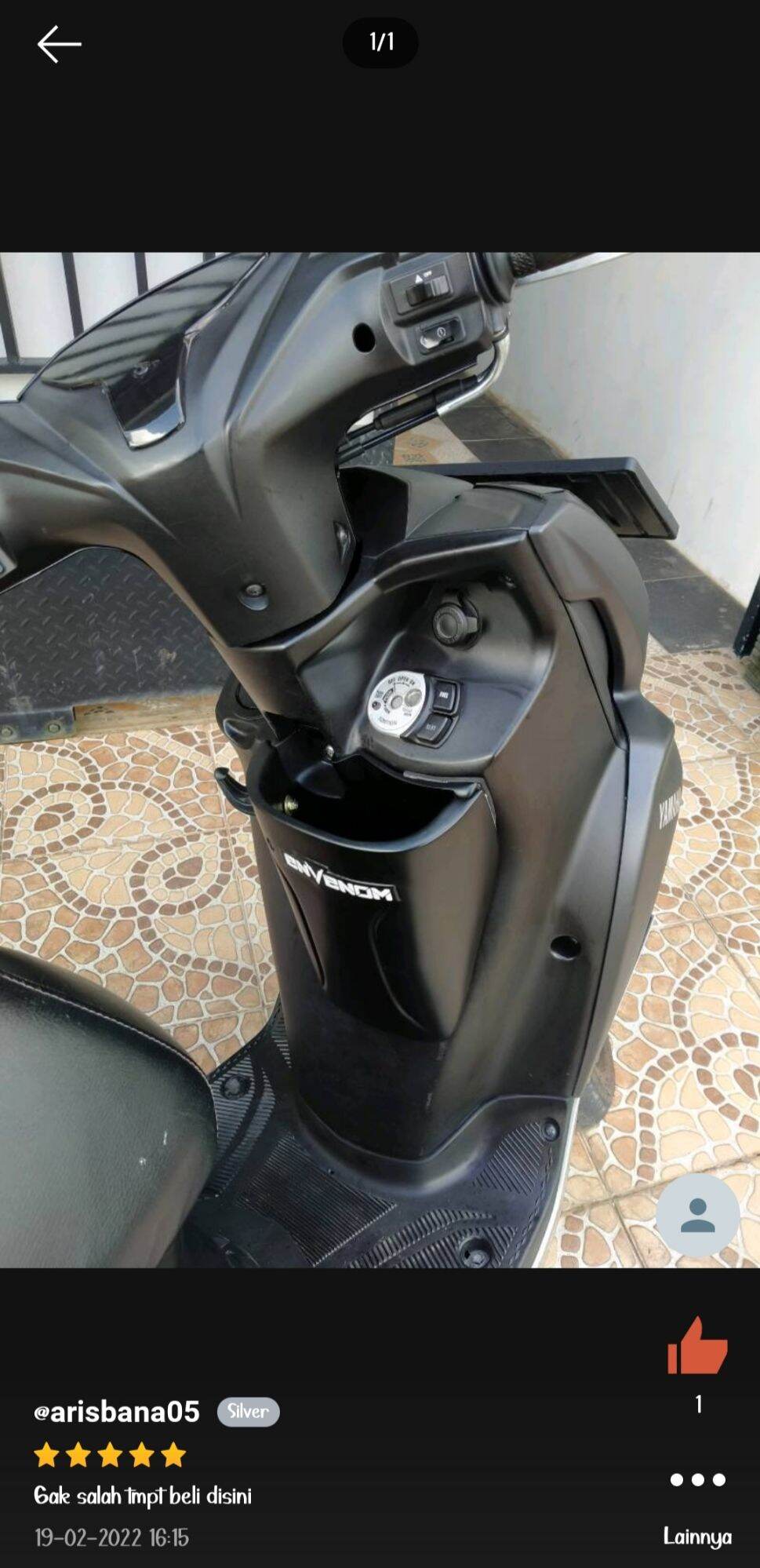 Box Bagasi Depan Yamaha Freego / Mio Gravis Merk Envenom PNP | Lazada ...