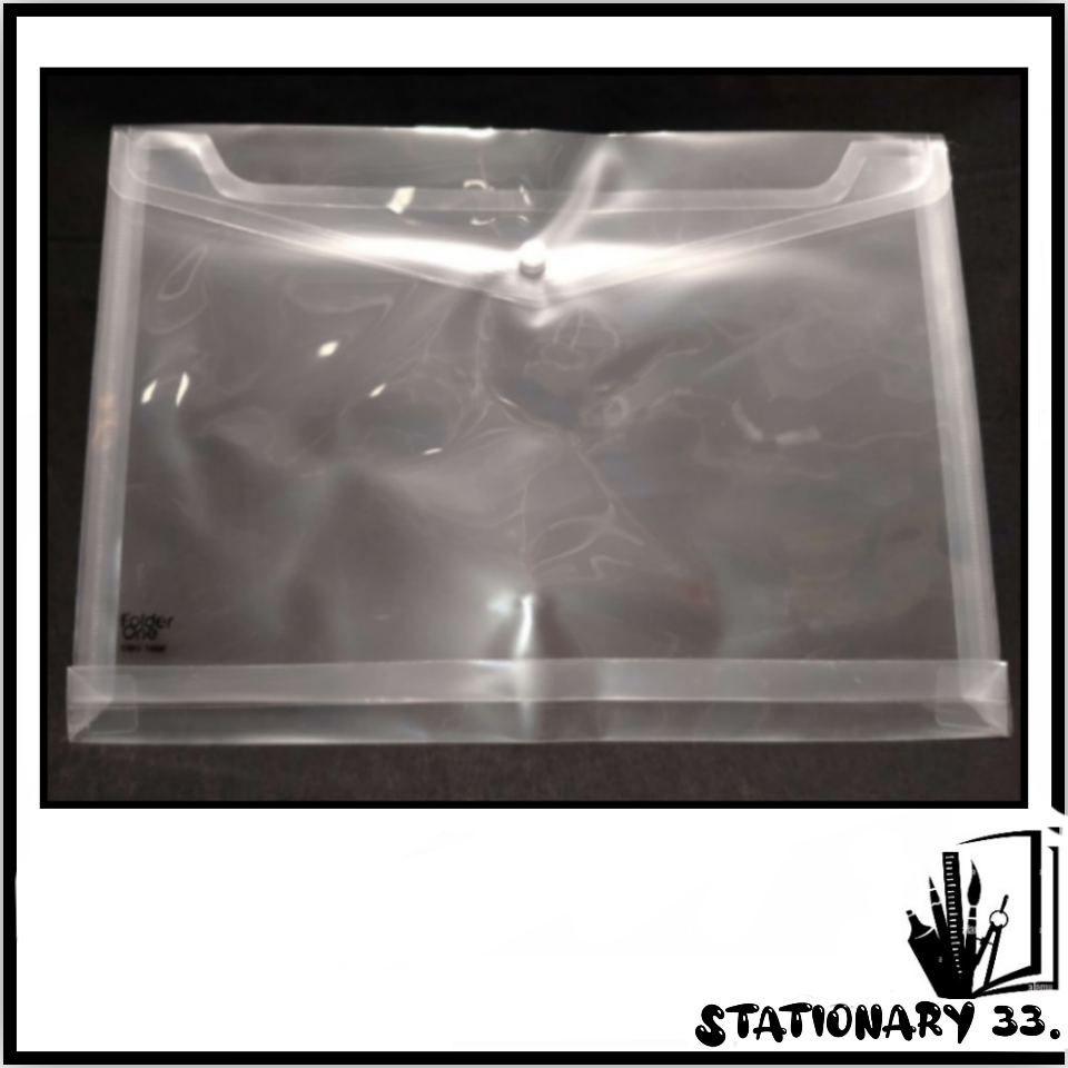 1 Pak Map Plastik Kancing / Dokumen Plastik / Map Dokumen Arsip Plastik ...